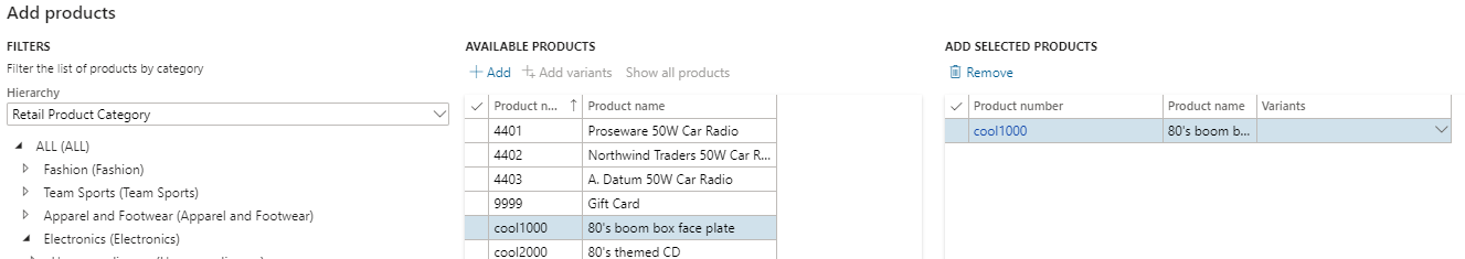 4 Add Products D365 Ellipse Solutions